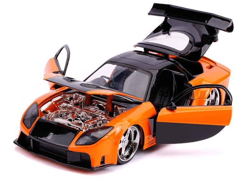 MODELO Jada 1:24 1995 Mazda RX-7 Widebody With Han Figure Tokyo Drift- The Fast & Furious – HAN ...