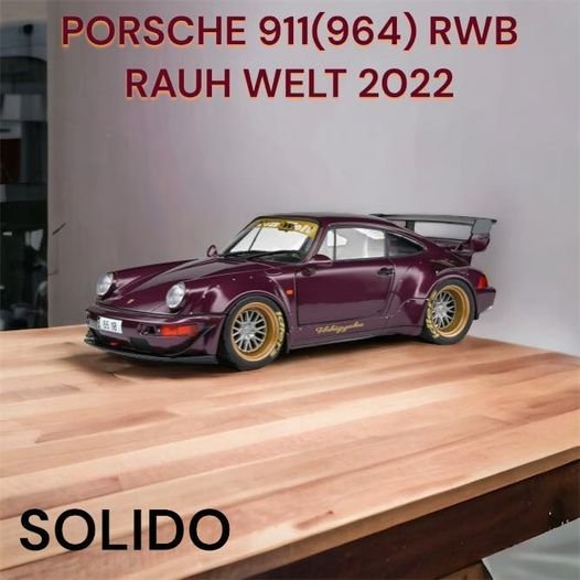 MODELO Solido 1:18 2022 RWB 964 Hekigyoku - PORSCHE BODY KIT - Juguetes ...