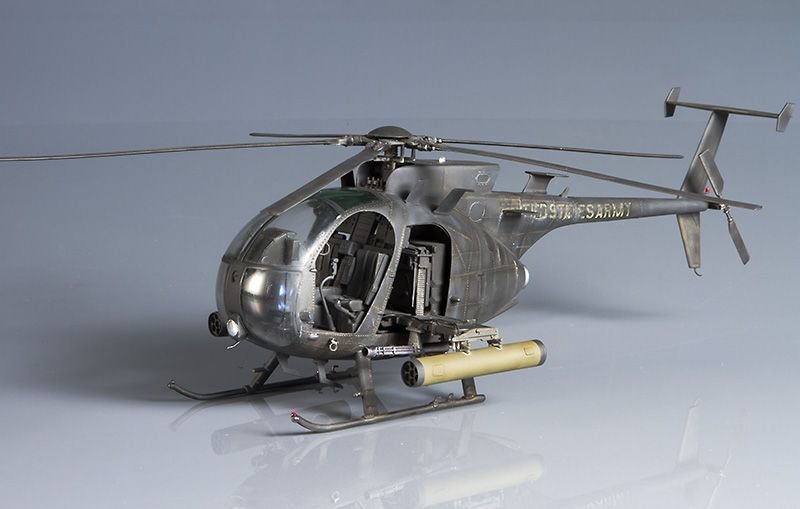 MODELO A ESCALA 1/35 AH-6M/MH6M LITTLE BIRD NIGHTSTALKERS BY KITTYHAWK ...