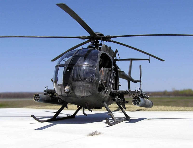 MODELO A ESCALA 1/35 AH-6M/MH6M LITTLE BIRD NIGHTSTALKERS BY KITTYHAWK ...